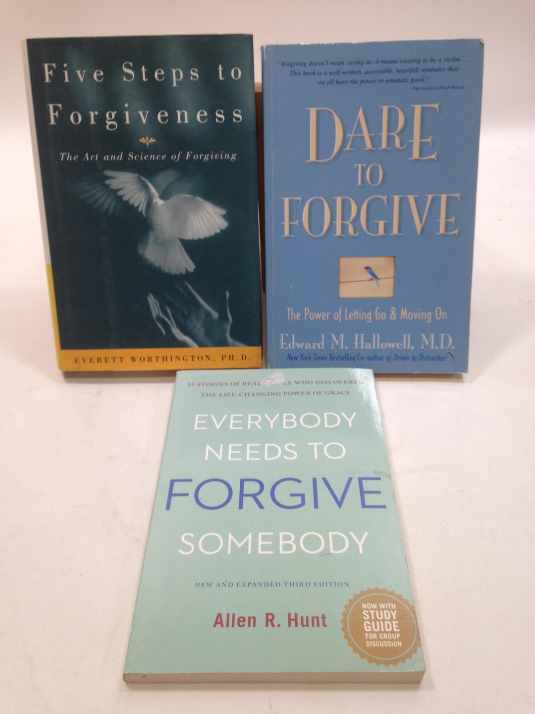 3 Books on Forgiveness, Five Steps to Forgiveness, Dare to Forgive ...