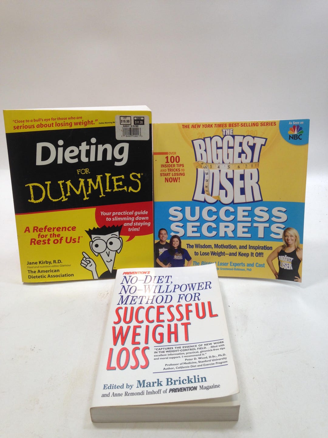 3 Books on Tips for Successful Weight Loss, Dieting for Dummies, the ...