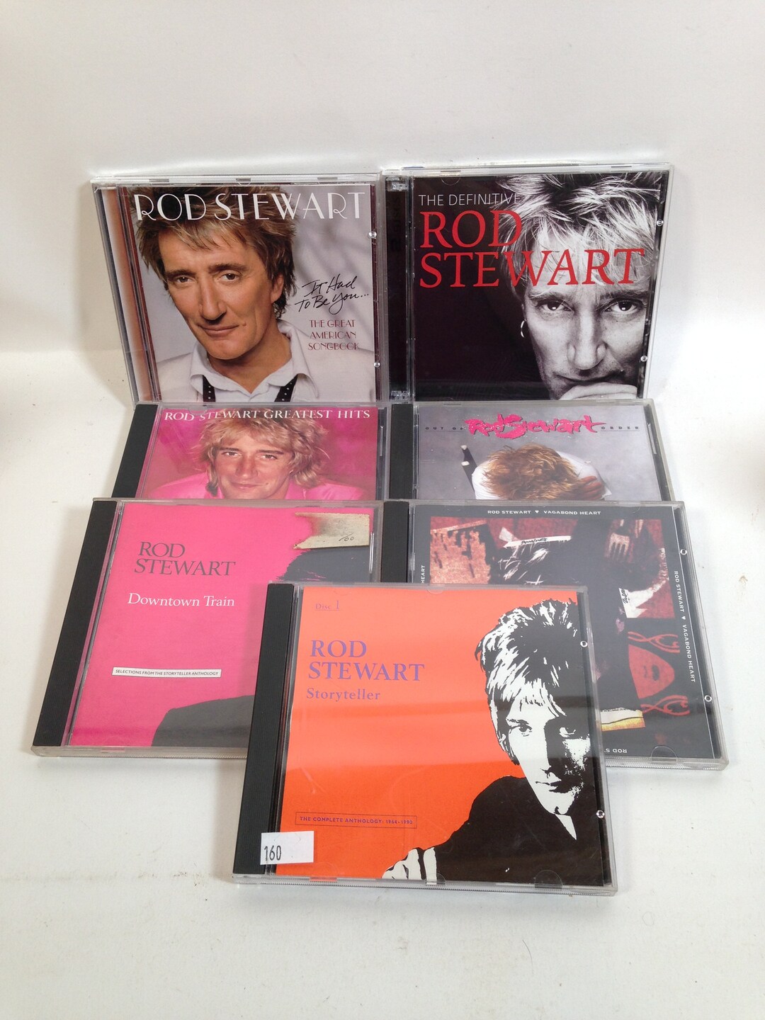 7 Cds by Rod Stewart, Downtown Train, Out of Order, the Definitive Rod ...