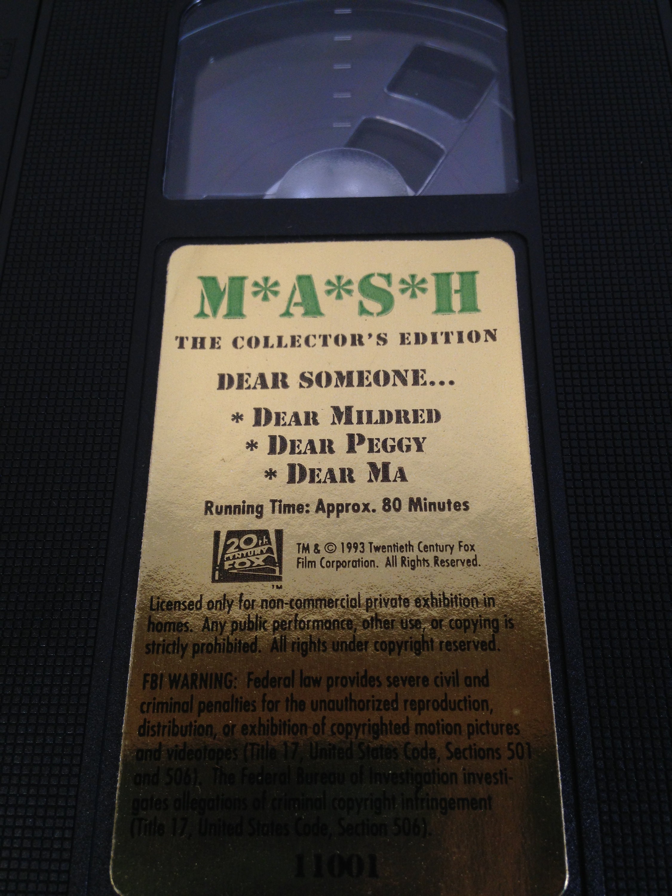 4 VHS Tapes MASH TV Sitcom Korean War 1022 - Etsy