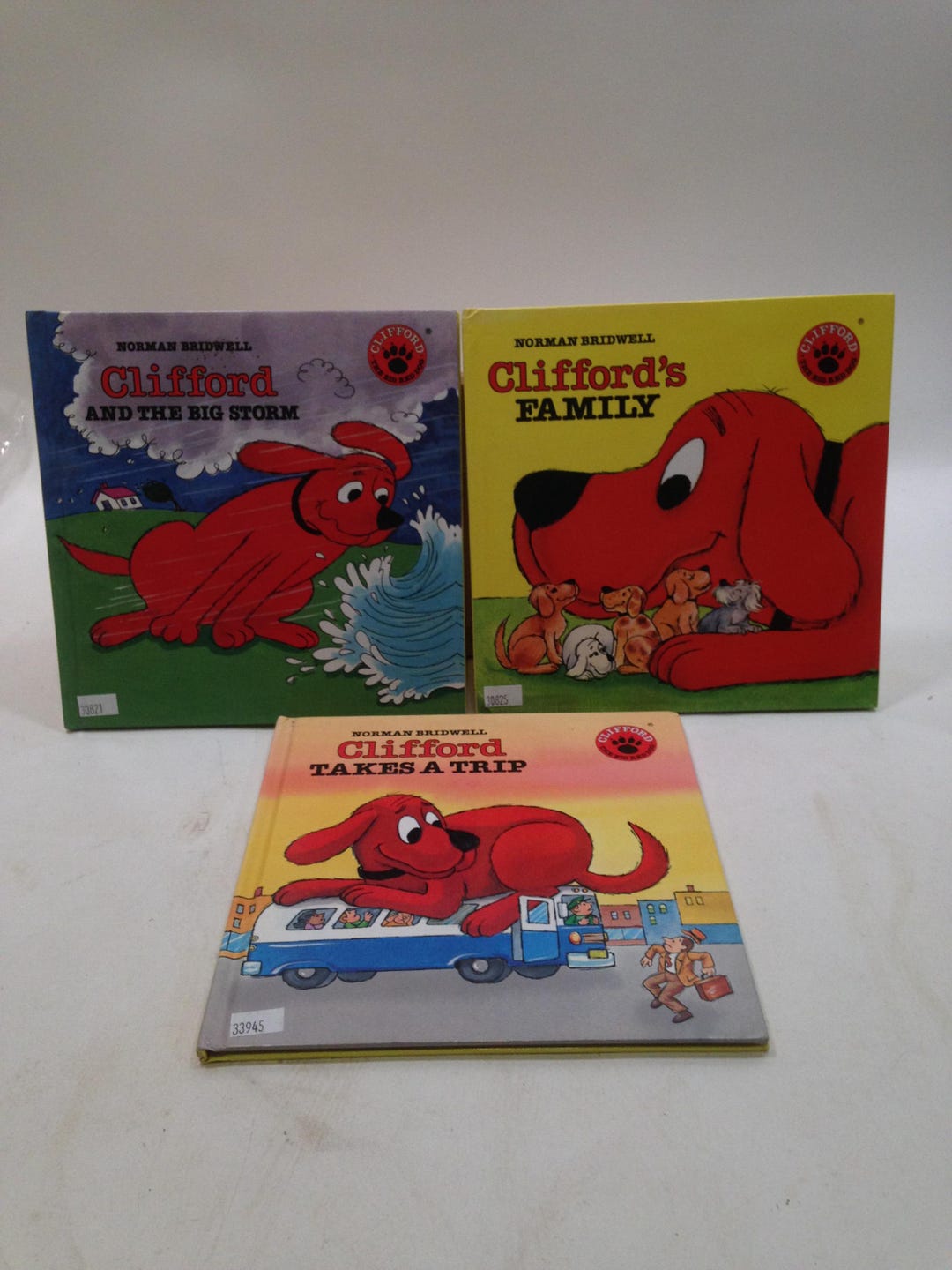 3 Clifford the Big Red Dog Children's Books, Clifford Takes a Trip & 2 ...