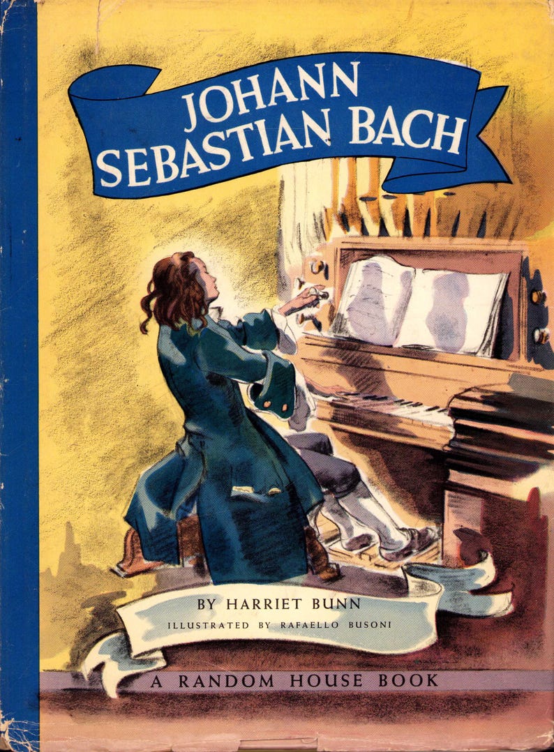 Vintage Book: Johann Sebastian Bach by Harriet Bunn, 1942, 1225 - Etsy