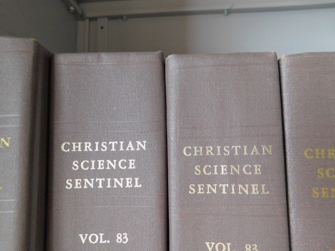 19 Bound Volumes of Christian Science Sentinel Magazine - Etsy UK