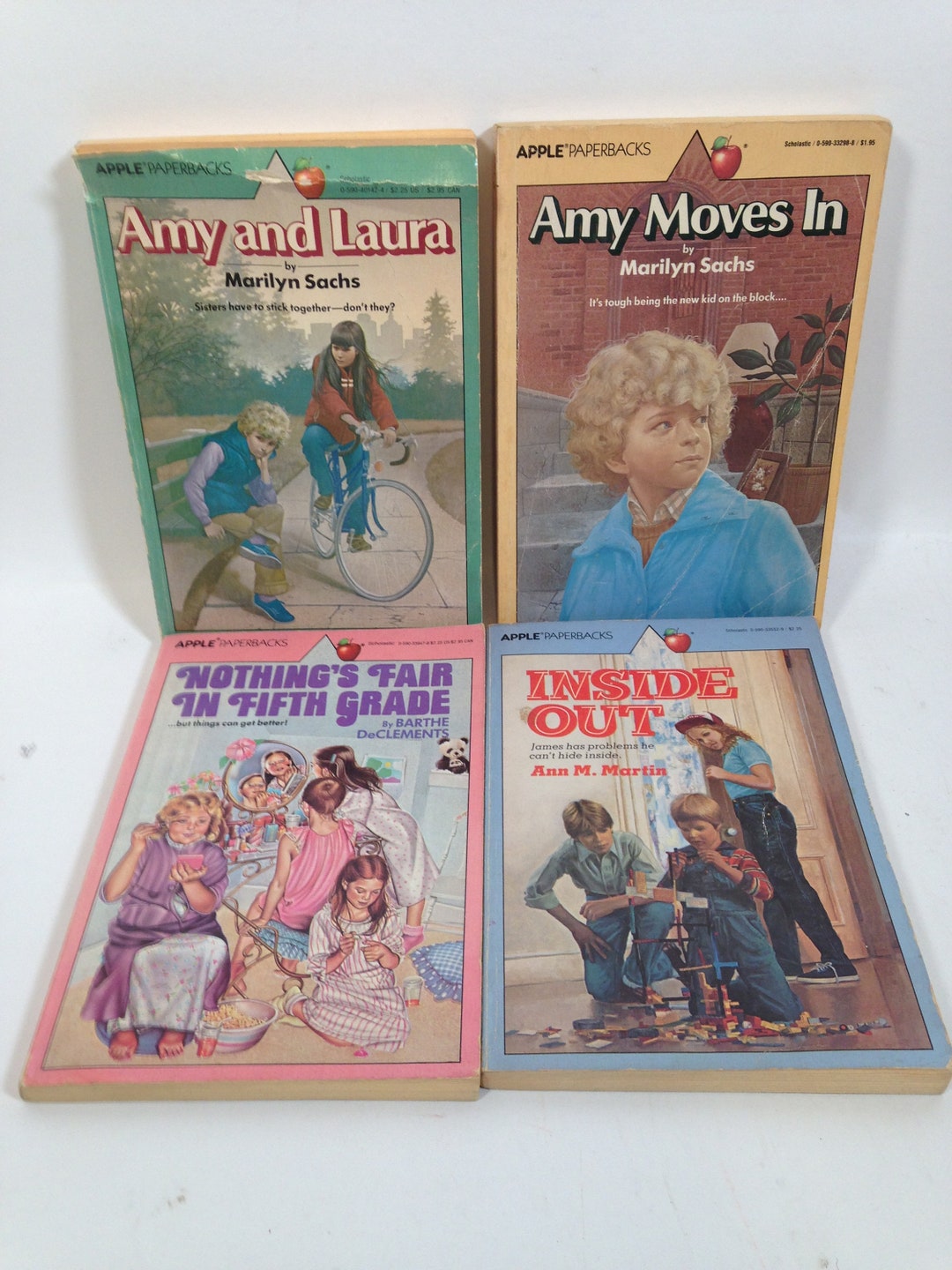 4 Children's Fiction Books Apple Paperbacks 1980s 0124 - Etsy