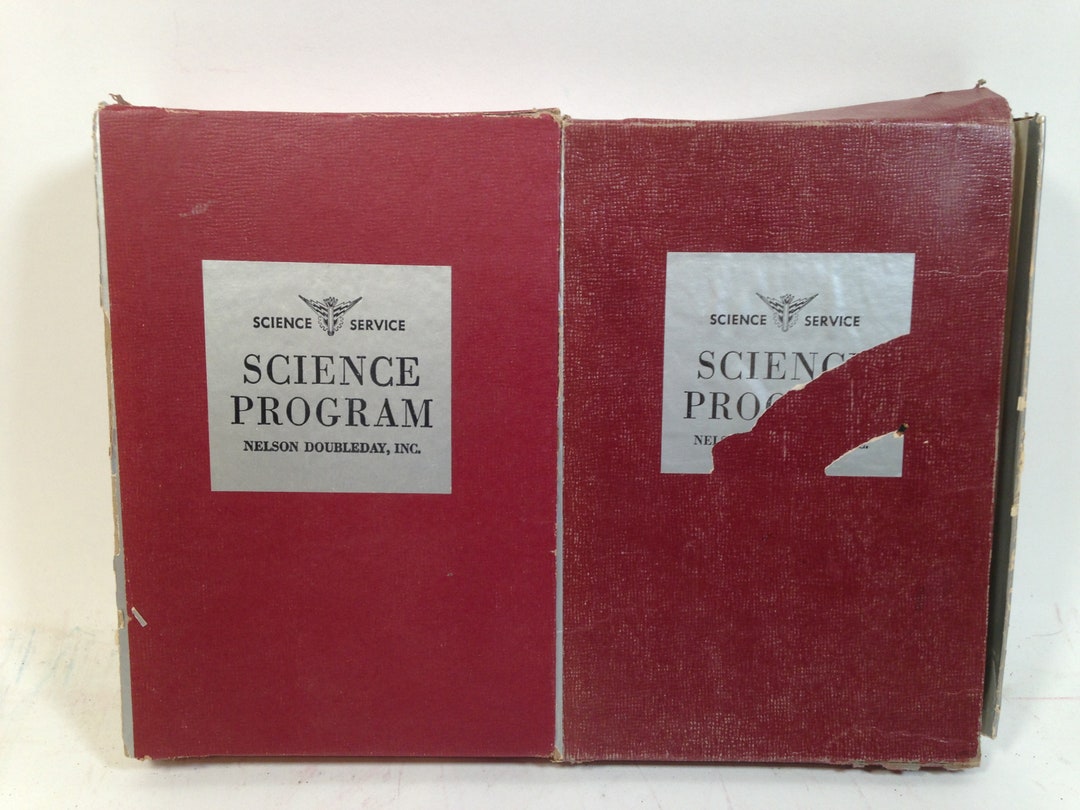 2 Vintage Science Service Science Program Booklets in Slipcase 13 ...