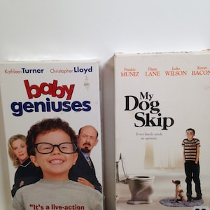 15 Children and Family Movies on VHS Tape, All Dogs Go to Heaven, Swiss ...