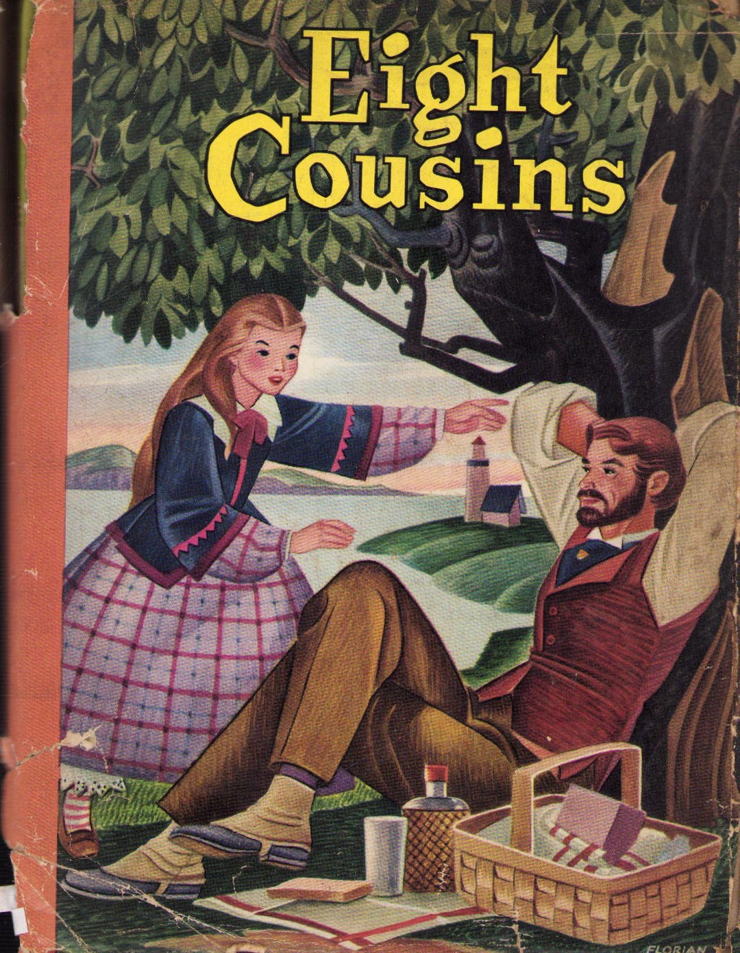 Vintage Book: Eight Cousins by Louisa May Alcott, Whitman 2143, 1940 ...