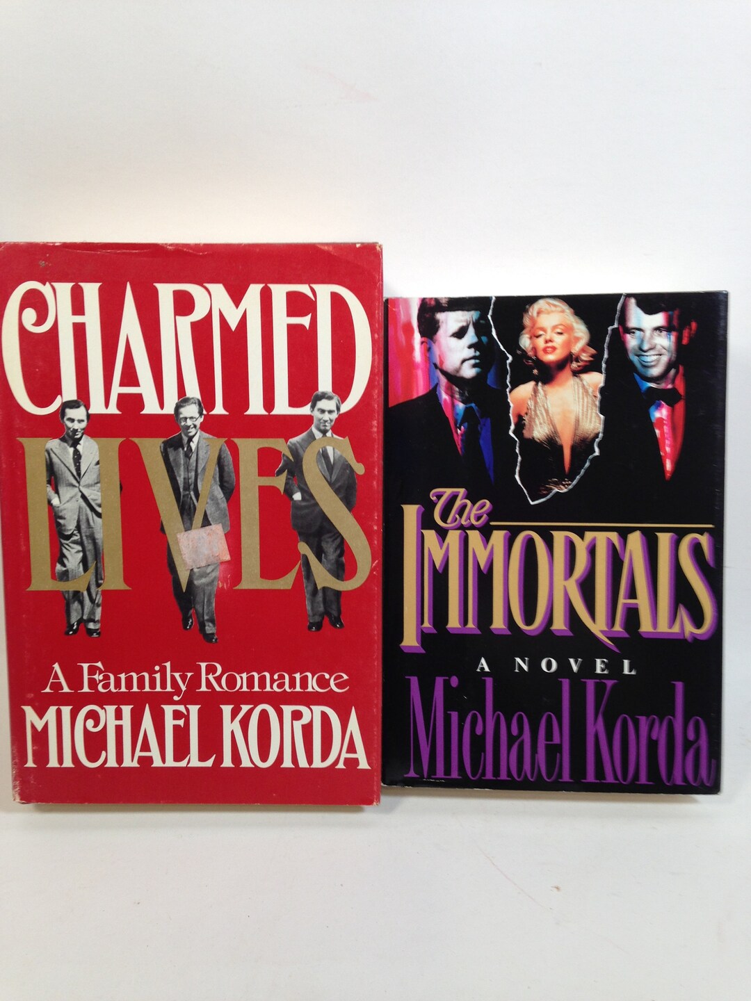 2 Books by Michael Korda, Charmed & the Immortals 0624 - Etsy
