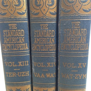 Vintage the Standard American Encylopedia Vol XIII, XIV, and XV, 1937 ...