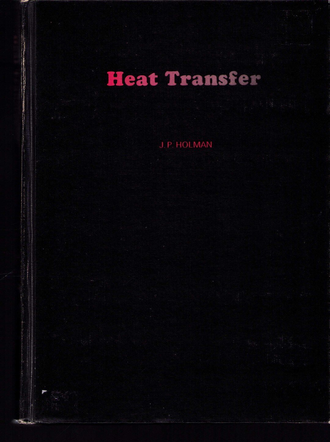 Vintage Book: Heat Transfer by J.P. Holman, 2nd Edition, 1968 0625 - Etsy