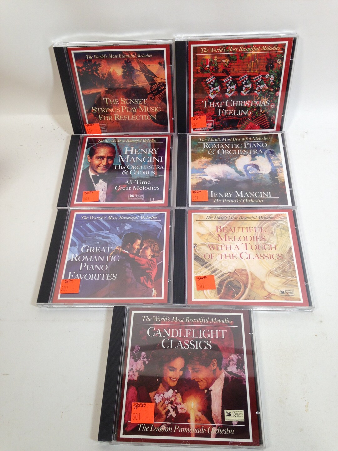 7 Cds of the World's Most Beautiful Melodies by Reader's Digest 0724 - Etsy