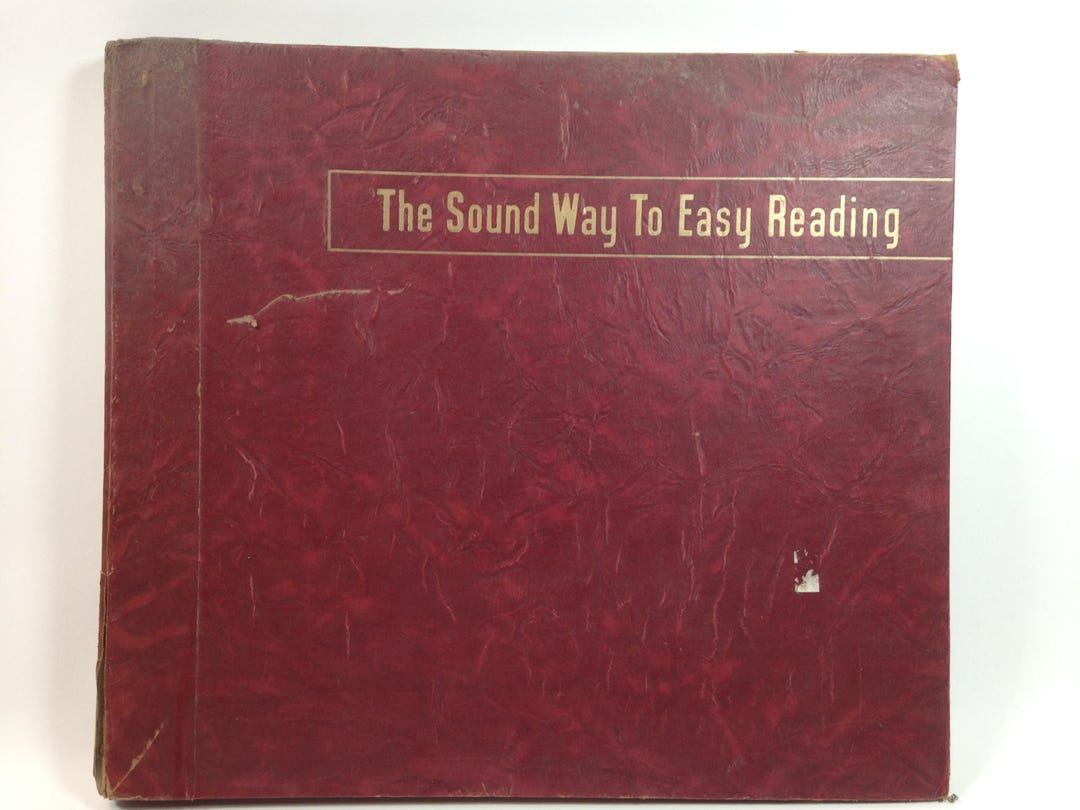 Vintage the Sound Way to Easy Reading Vinyl Record Set in Folder With ...