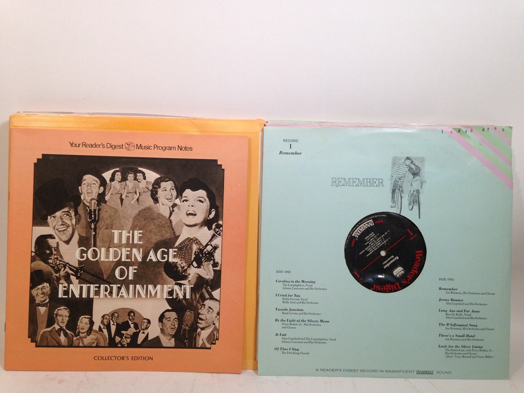 Reader's Digest Vinyl Record Set Remember and the Golden Age of ...