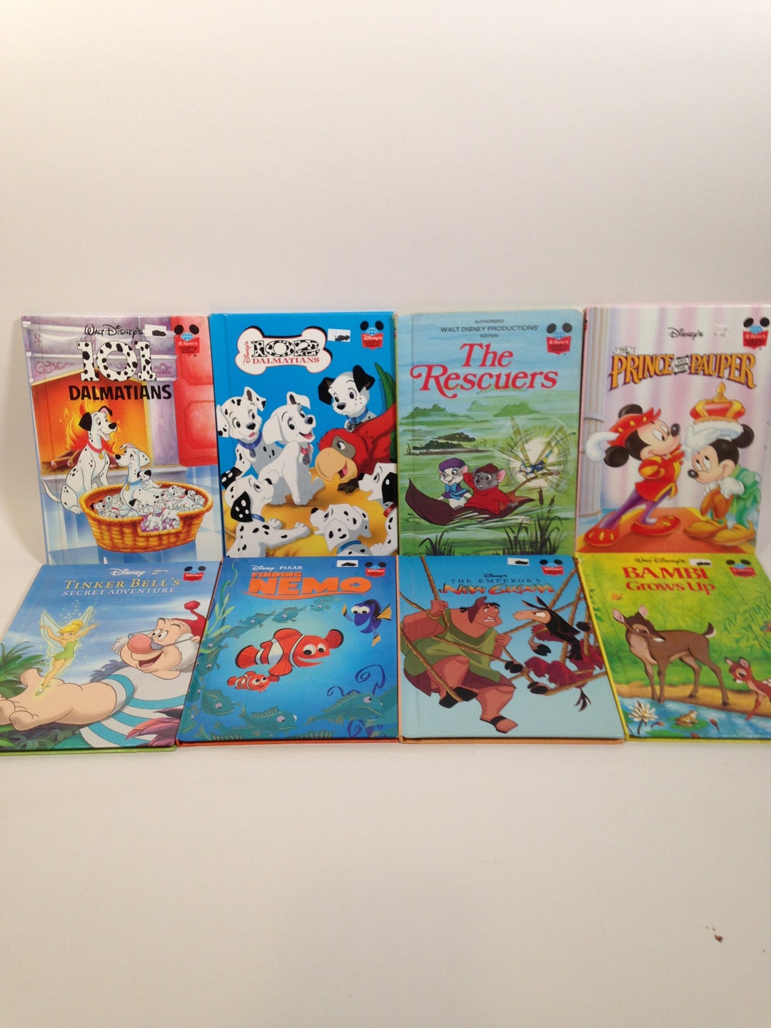Lot of 8 Wonderful World of Reading Storybooks the Rescuers and More ...
