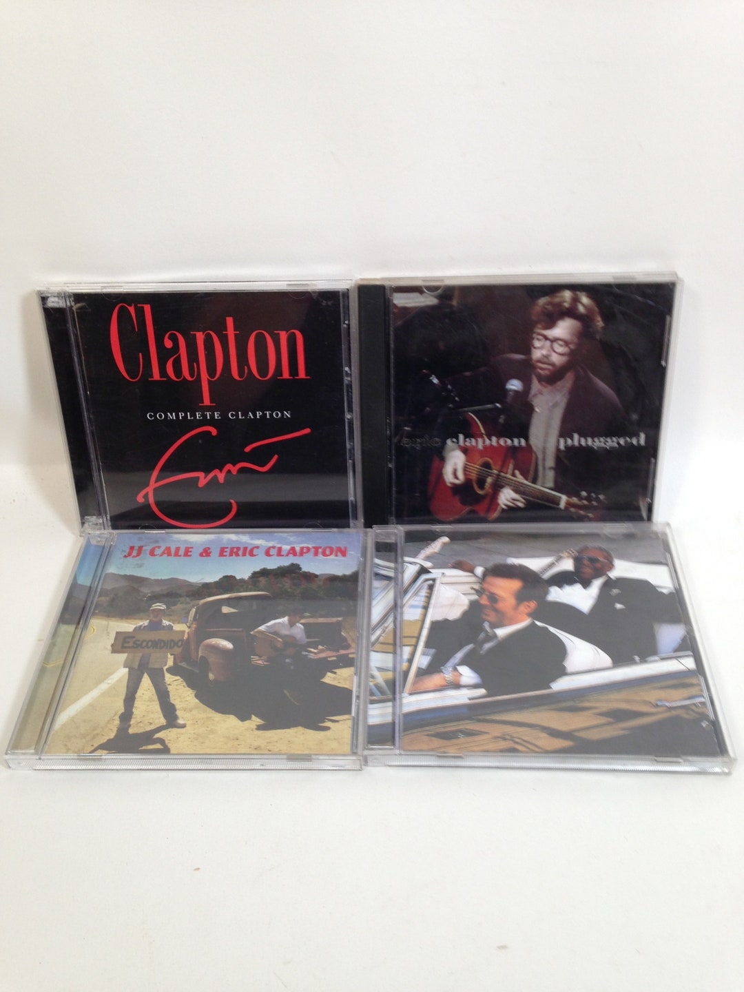 4 Cds by Eric Clapton, Complete Clapton, Unplugged & 2 More 0724 - Etsy