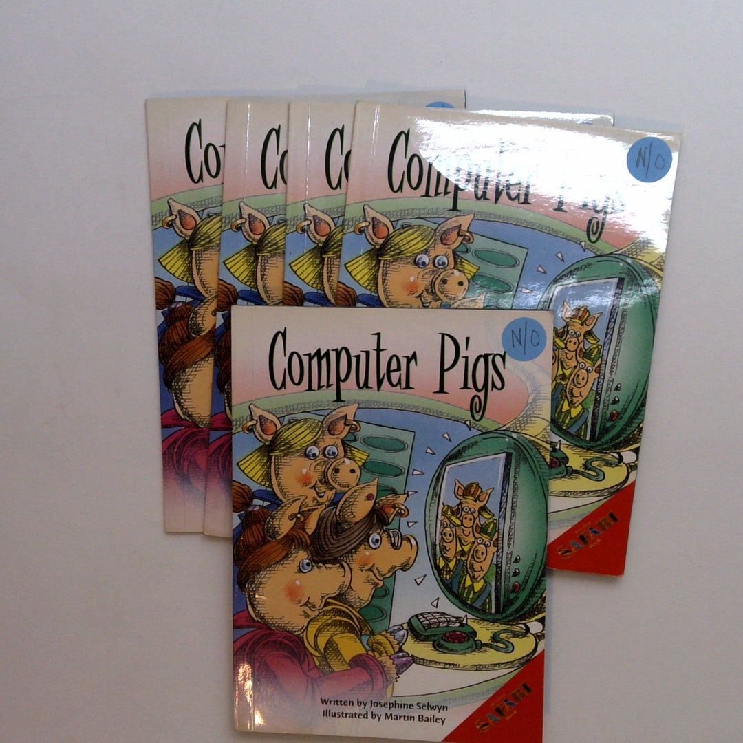 Computer Pigs by Josephine Selwyn: 5 Copies 0623 - Etsy