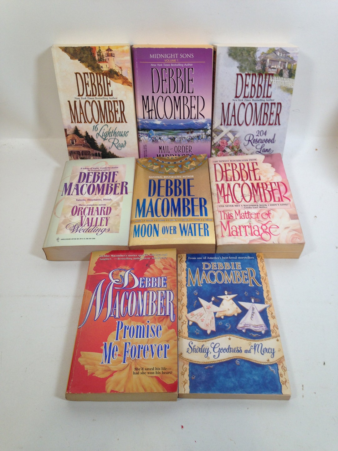 8 Romance Books by Debbie Macomber, 204 Rosewood Lane, This Matter of ...