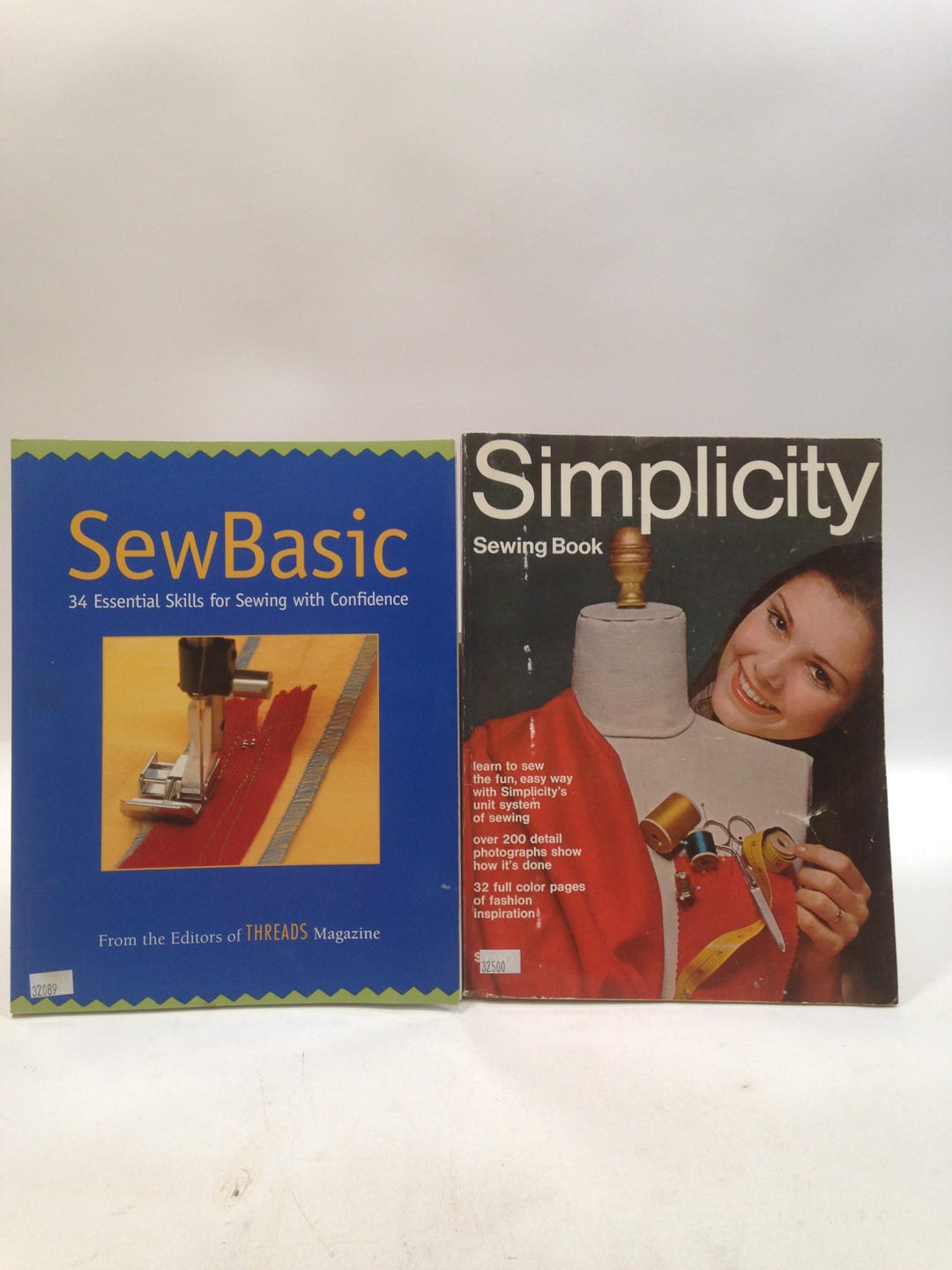 2 Books About Learning How to Sew, Sewbasic & Simplicity Sewing Book ...