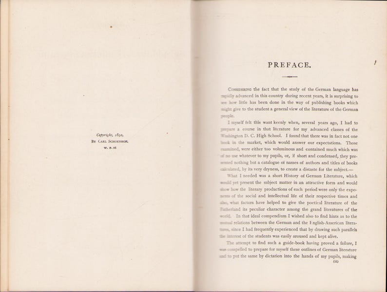 Vintage Book: A Short History of the Poetical Literature of Germany ...