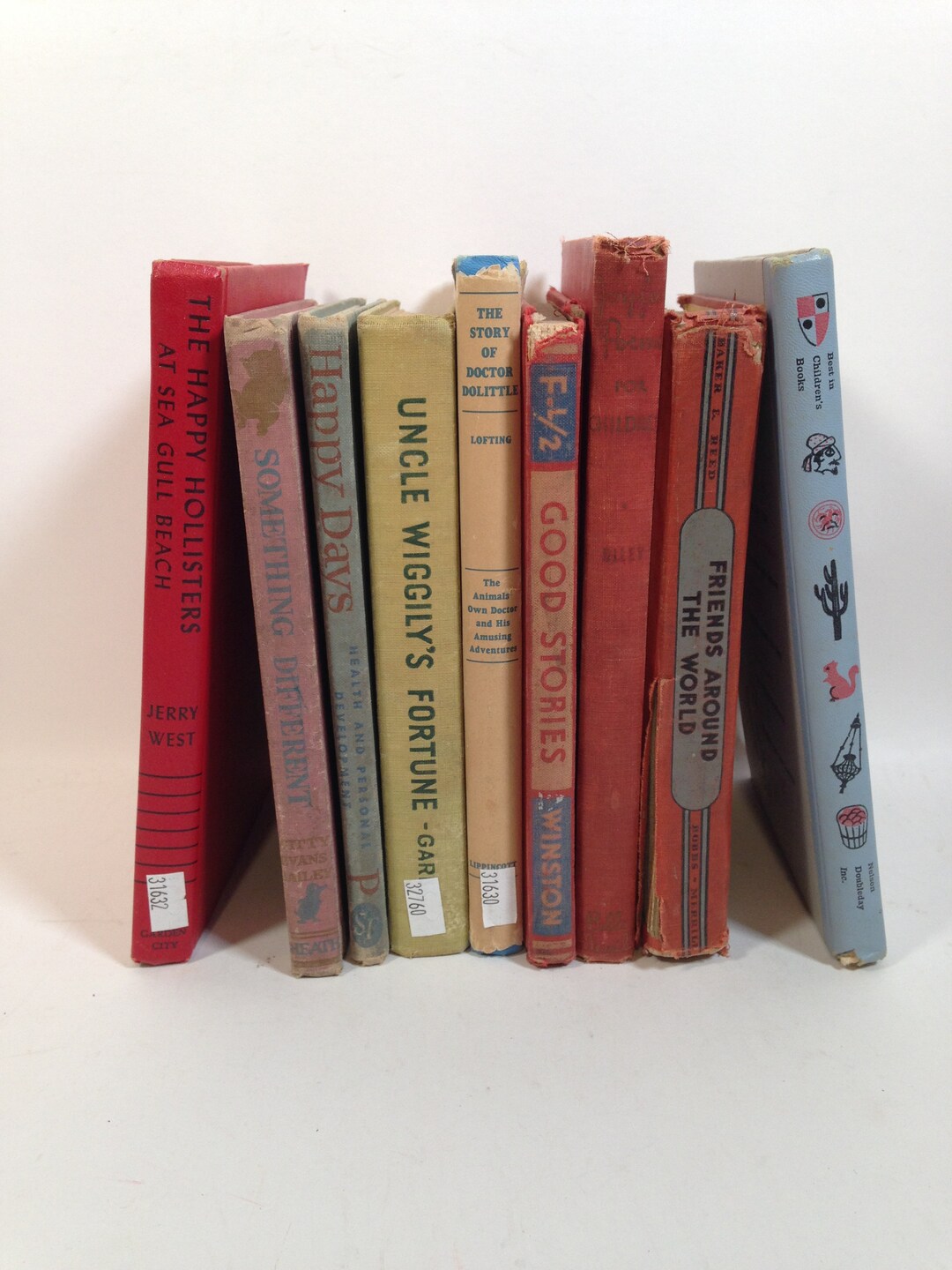 9 Vintage Children's Books 1930s and 1940s Doctor Doolittle and More ...