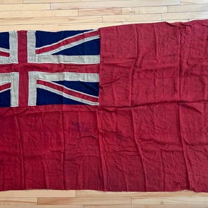 Rare Early 19th Century Red Ensign Flag - Etsy