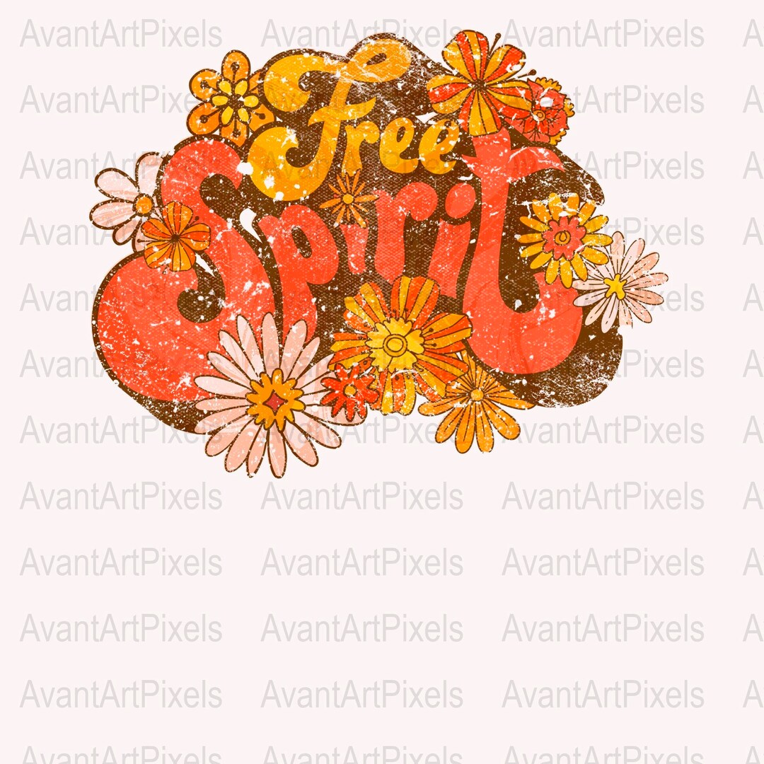 Free Spirit High Resolution 300 Dpi Png Digital Download Cricut ...