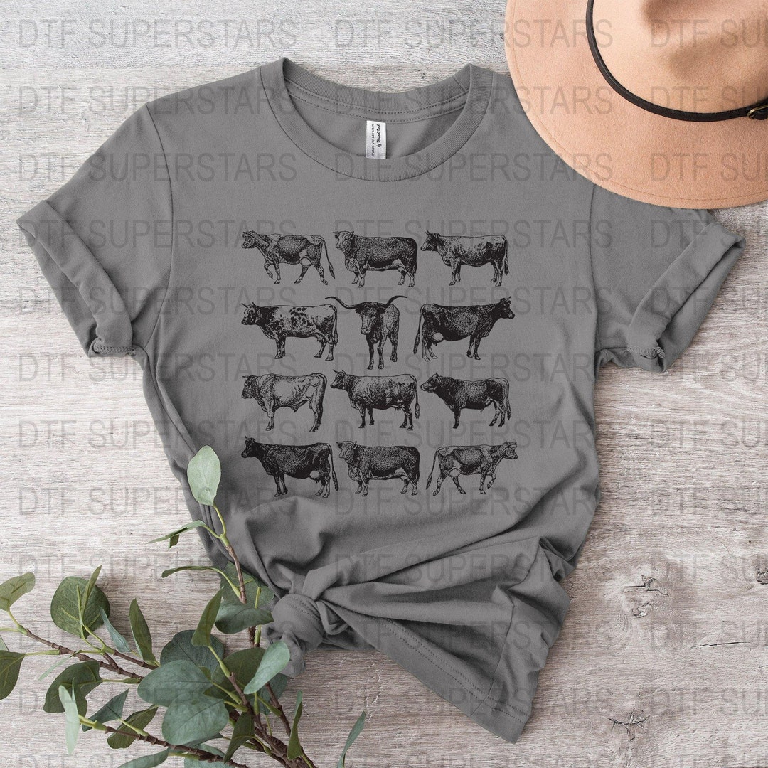 Cow Gang High Resolution 300 Dpi Png Digital Download Cricut Compatible ...