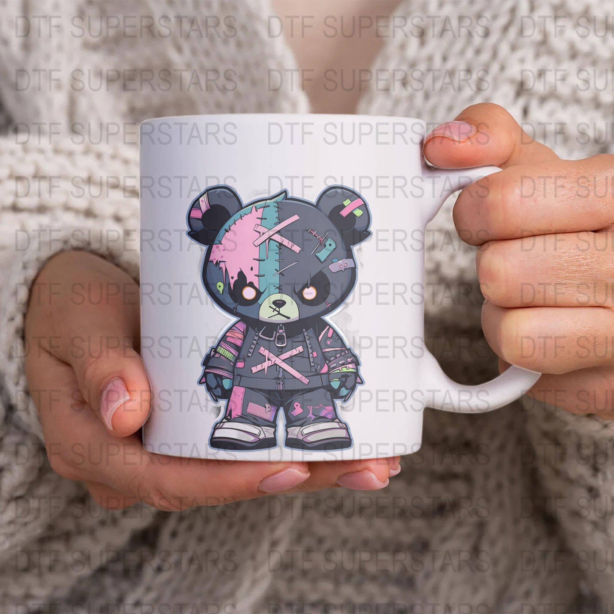 Urban Punk Bear Canvas High Resolution 300 Dpi Png Digital Download ...