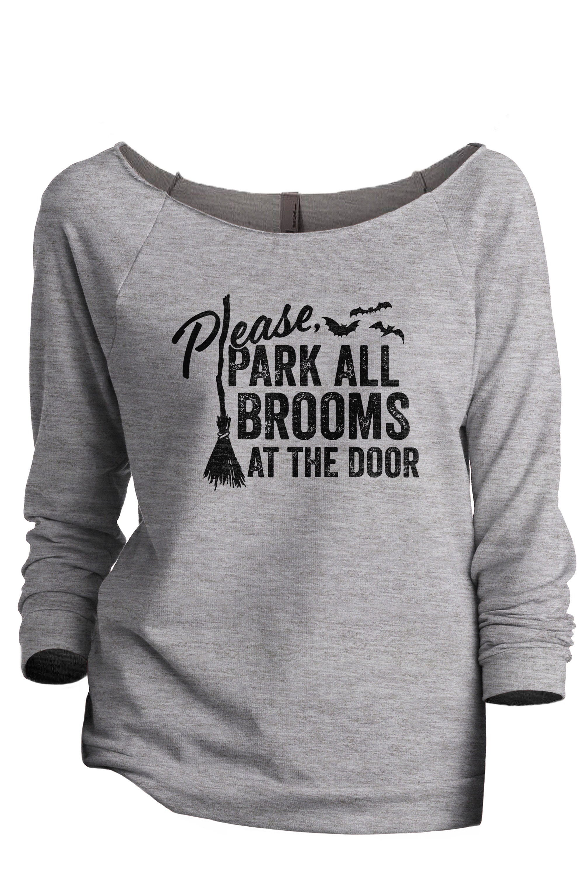 Please Park All Brooms at the Door Slouchy 3/4 Sleeves - Etsy UK