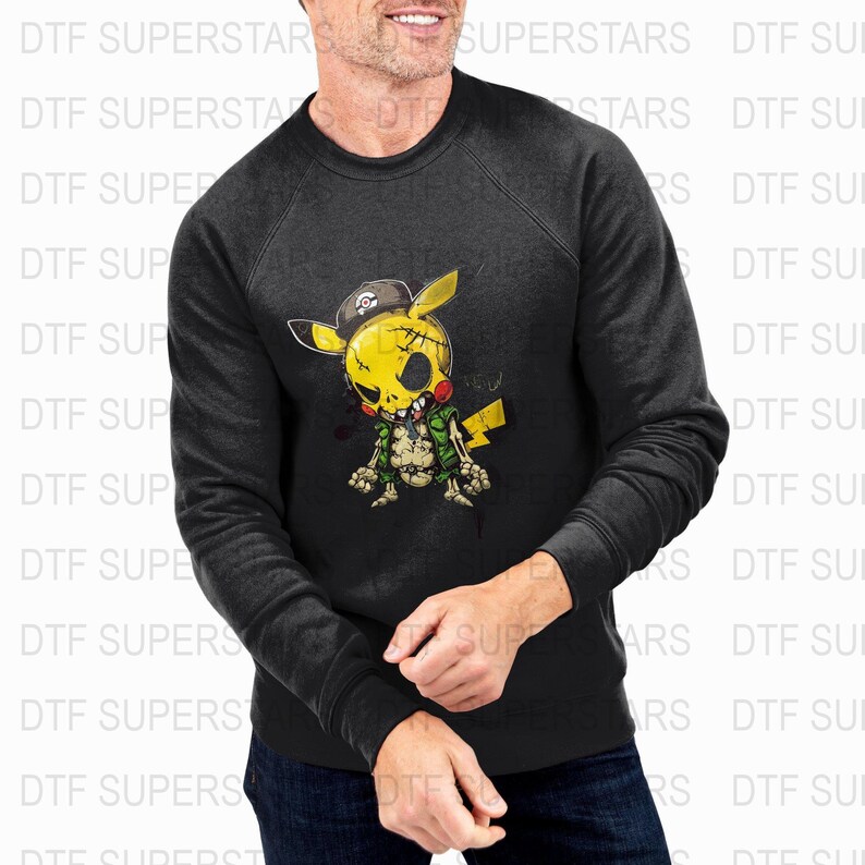 Gothic Pikachu Street Art High Resolution 300 Dpi Png Digital Download ...