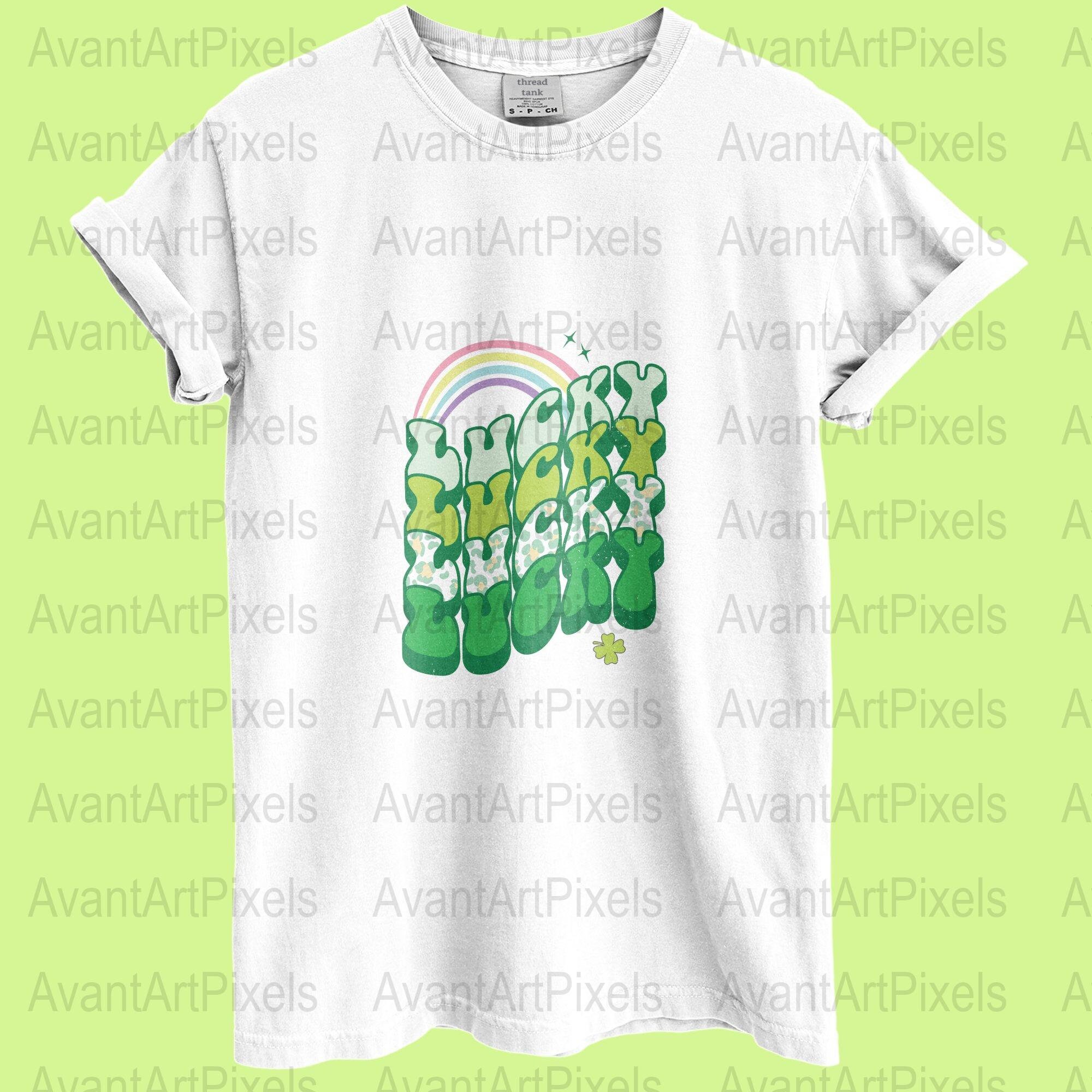 Lucky Rainbow Stacked High Resolution 300 Dpi Png Digital Download ...