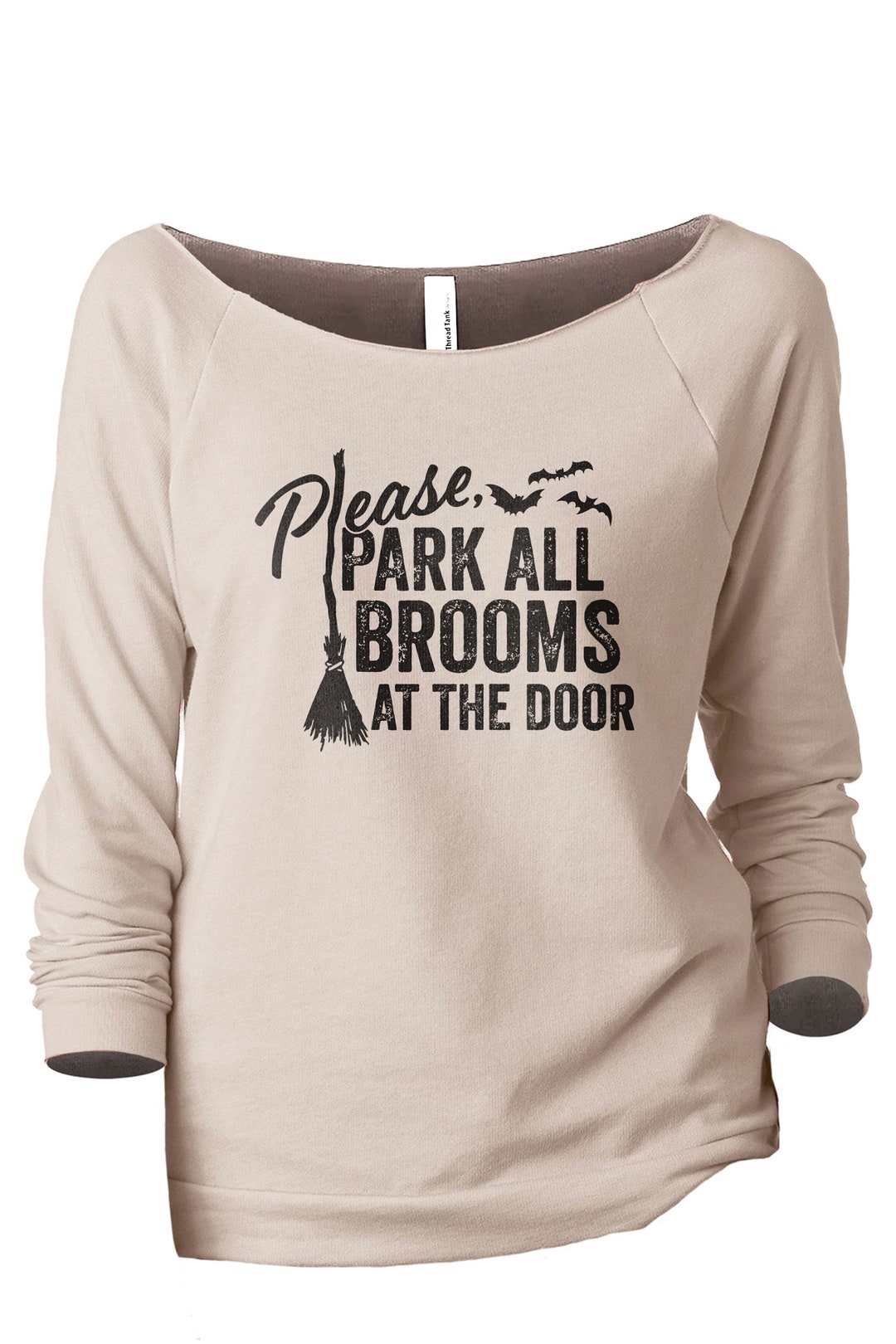 Please Park All Brooms at the Door Slouchy 3/4 Sleeves - Etsy UK