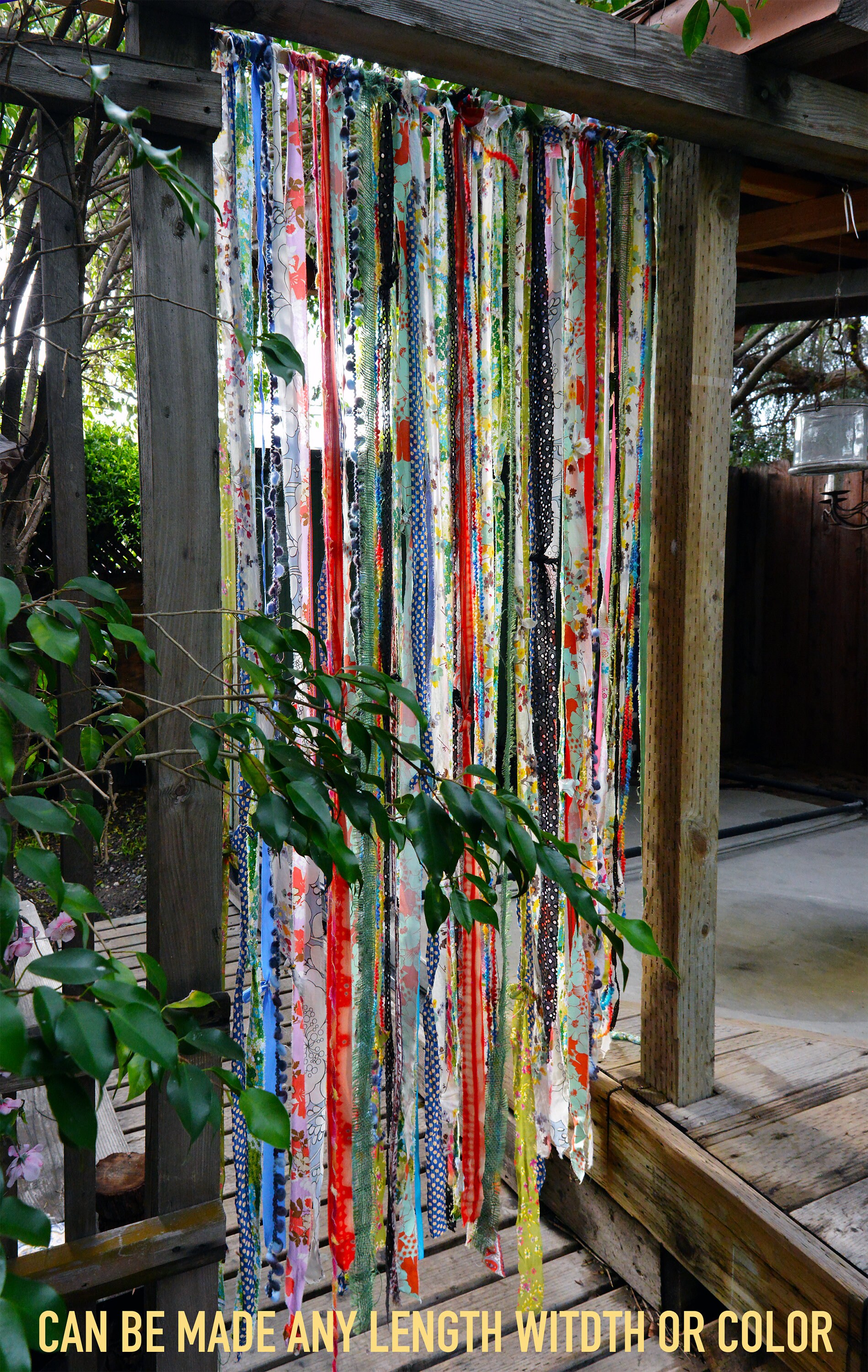 Boho, Gypsy Rag Curtain, Mid Summer Nights Dream, Garden Party, Up ...