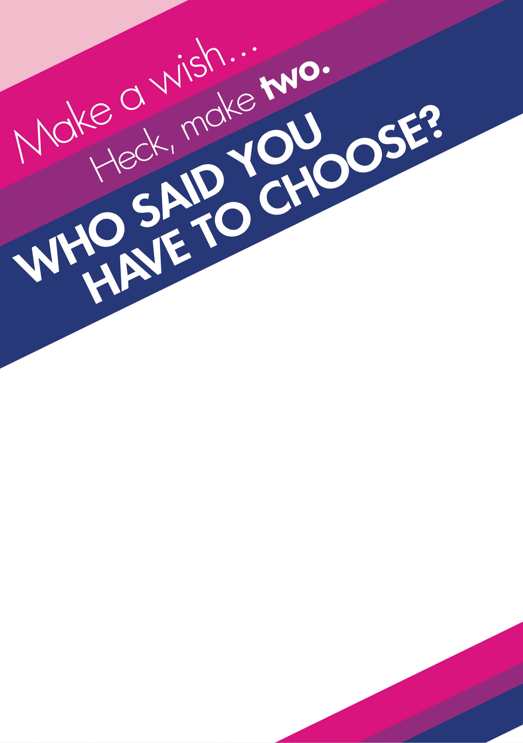 Bisexual Birthday Greeting Card - Etsy