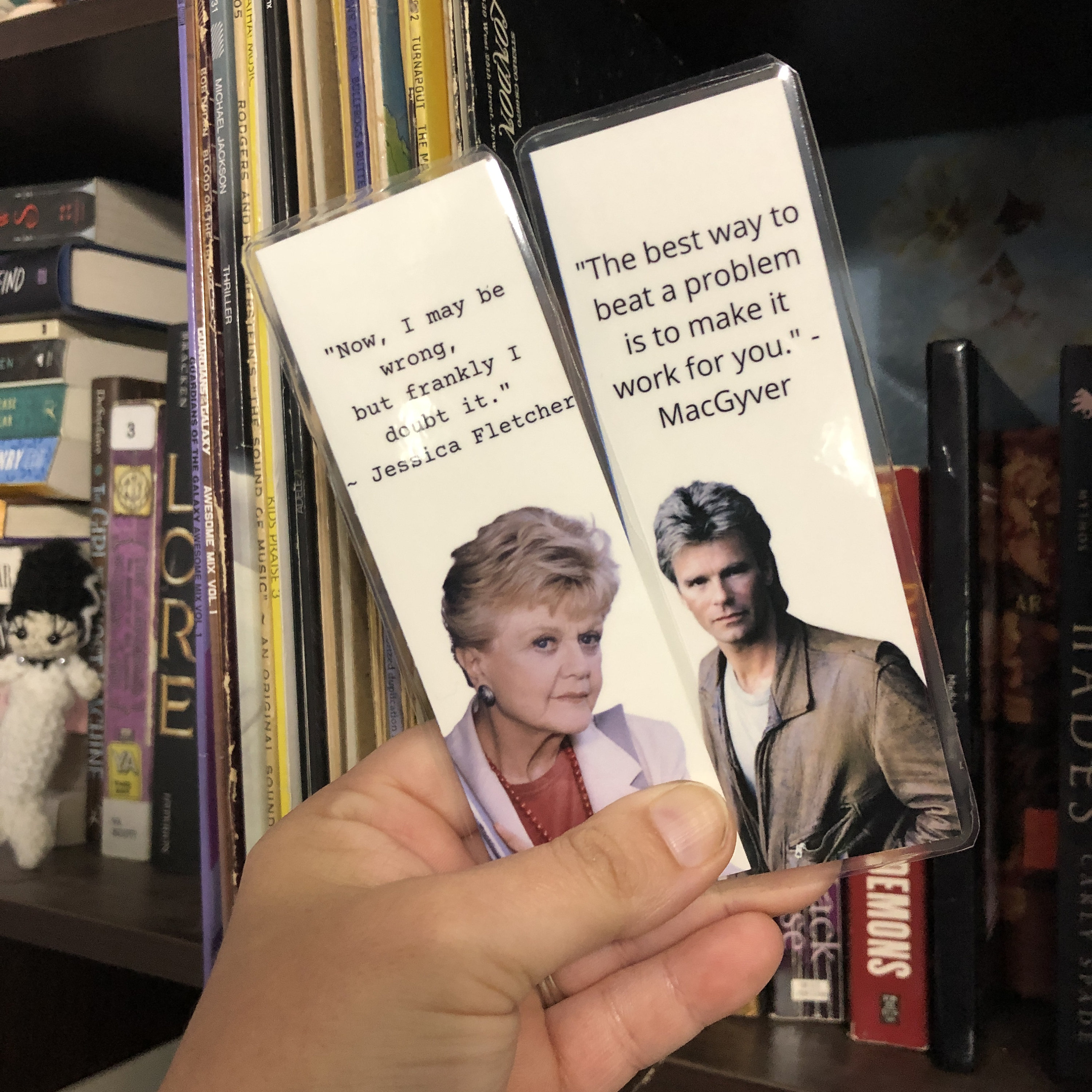 Nostalgia Bookmarks-first Series-murder She Wrote-macgyver - Etsy