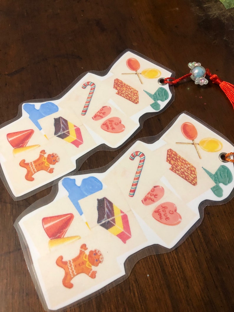 Vintage Candyland Inspired Bookmarks - Etsy