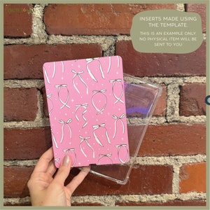 DIY Insert Template Kindle Paperwhite 11th Gen or Basic Clear Cases ...