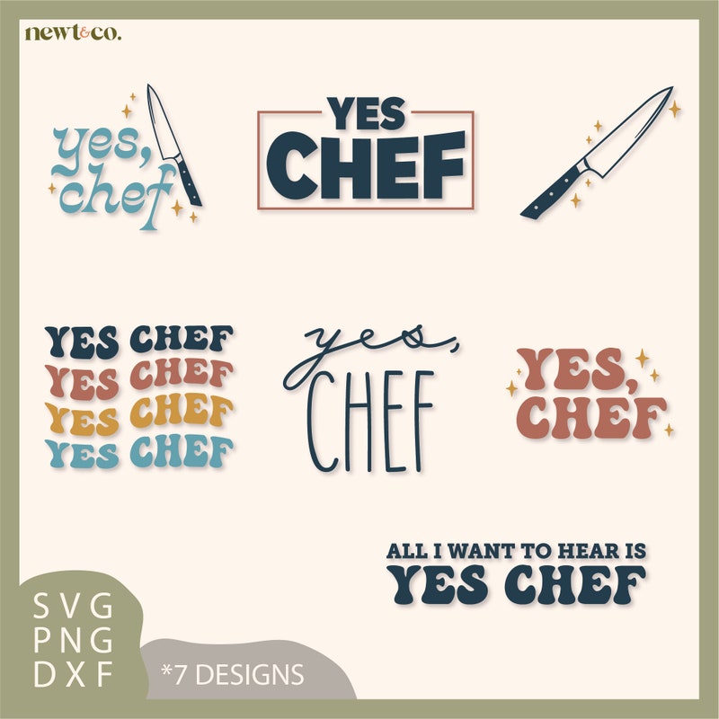 Chef Svg - Etsy