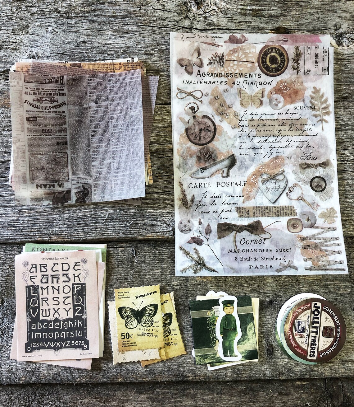 Vintage 50 Pc. Scrapbook/journal Package - Etsy