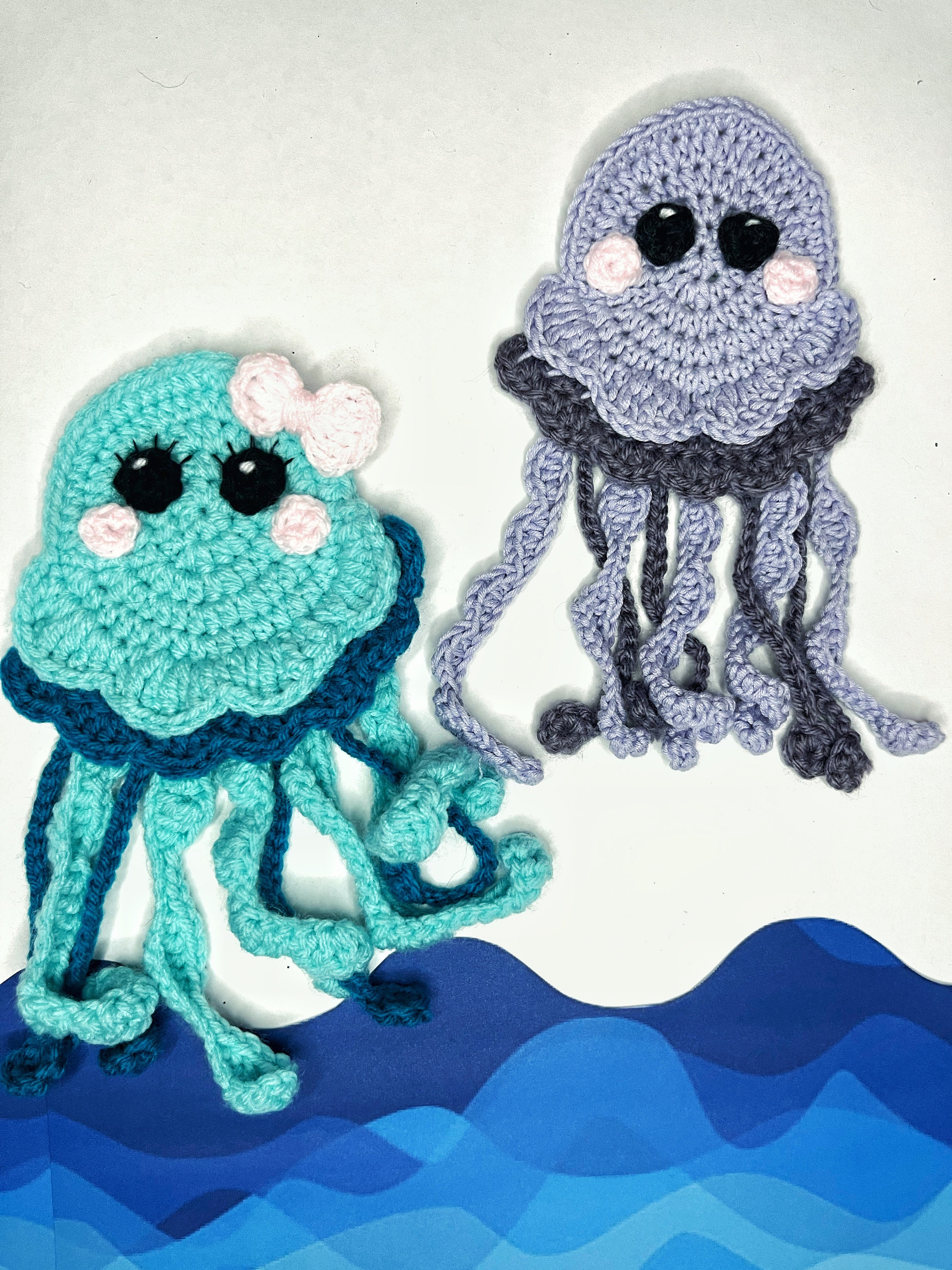 Under the Sea Crochet Applique Pack - Etsy