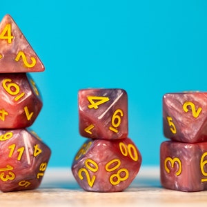 Handsome Wizard Dice Set Polyhedral RPG Dice Dungeons and - Etsy