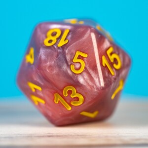 Handsome Wizard Dice Set Polyhedral RPG Dice Dungeons and - Etsy