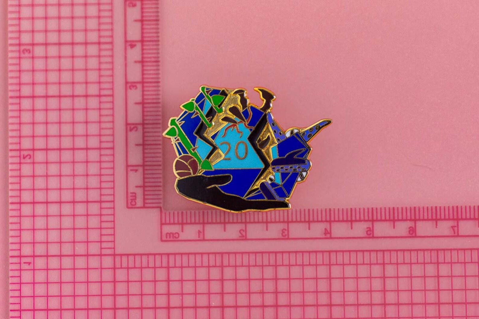 Warlock Hard Enamel Pin Dungeons and Dragons Dice D20 - Etsy