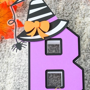 Halloween Boo 3D Letters, Halloween Letter Sign, Halloween Party Decor ...