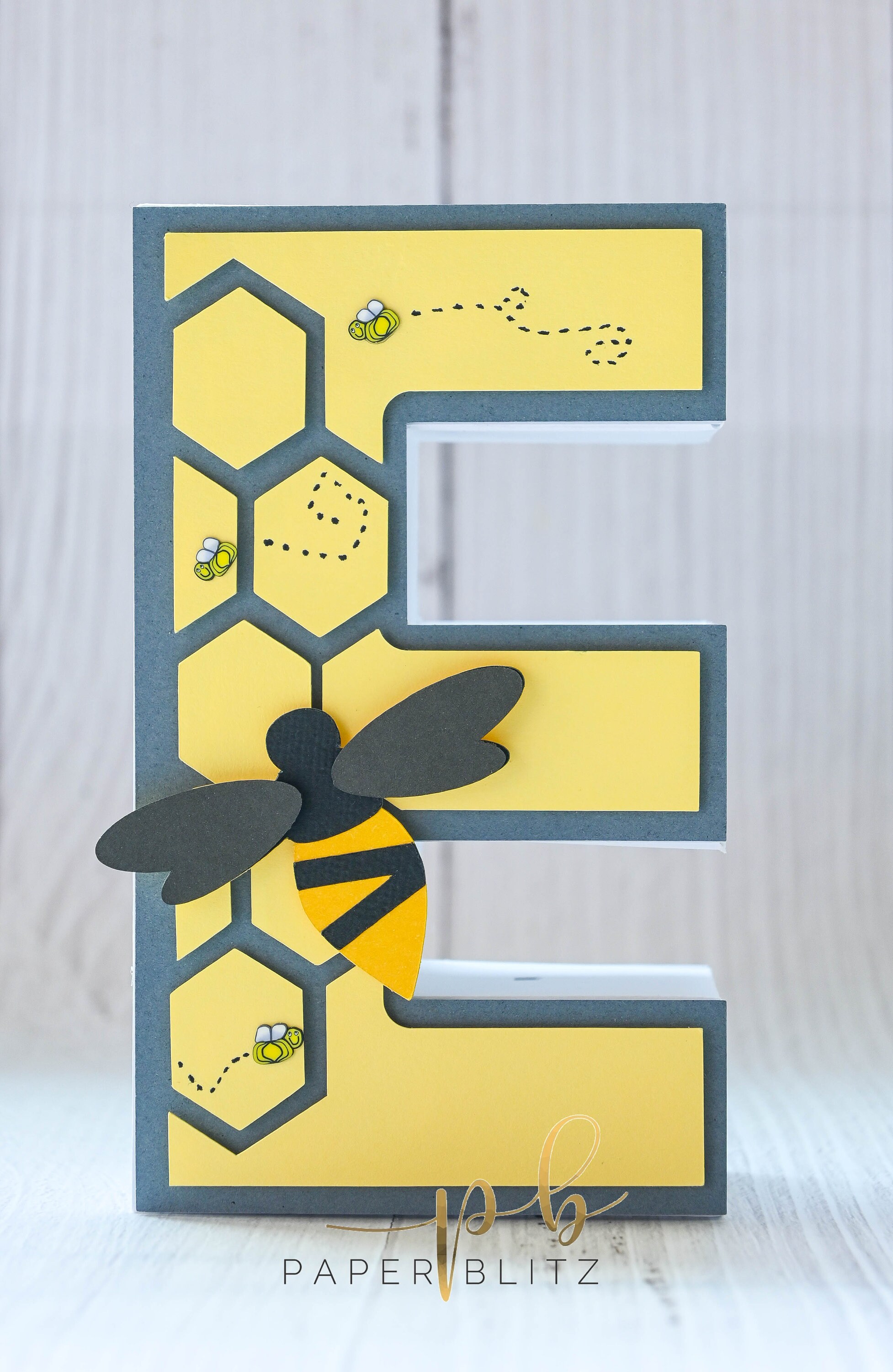 3D Bee Letters Bee Theme Letters Honey Bee Table - Etsy