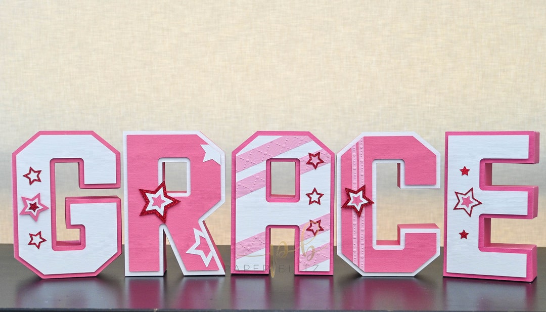 Star Theme Letters, Star Decor, Star Party Decorations - Etsy