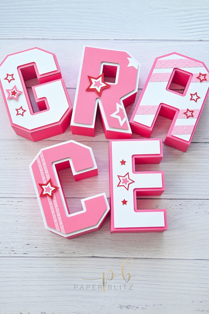 Star Theme Letters, Star Decor, Star Party Decorations - Etsy