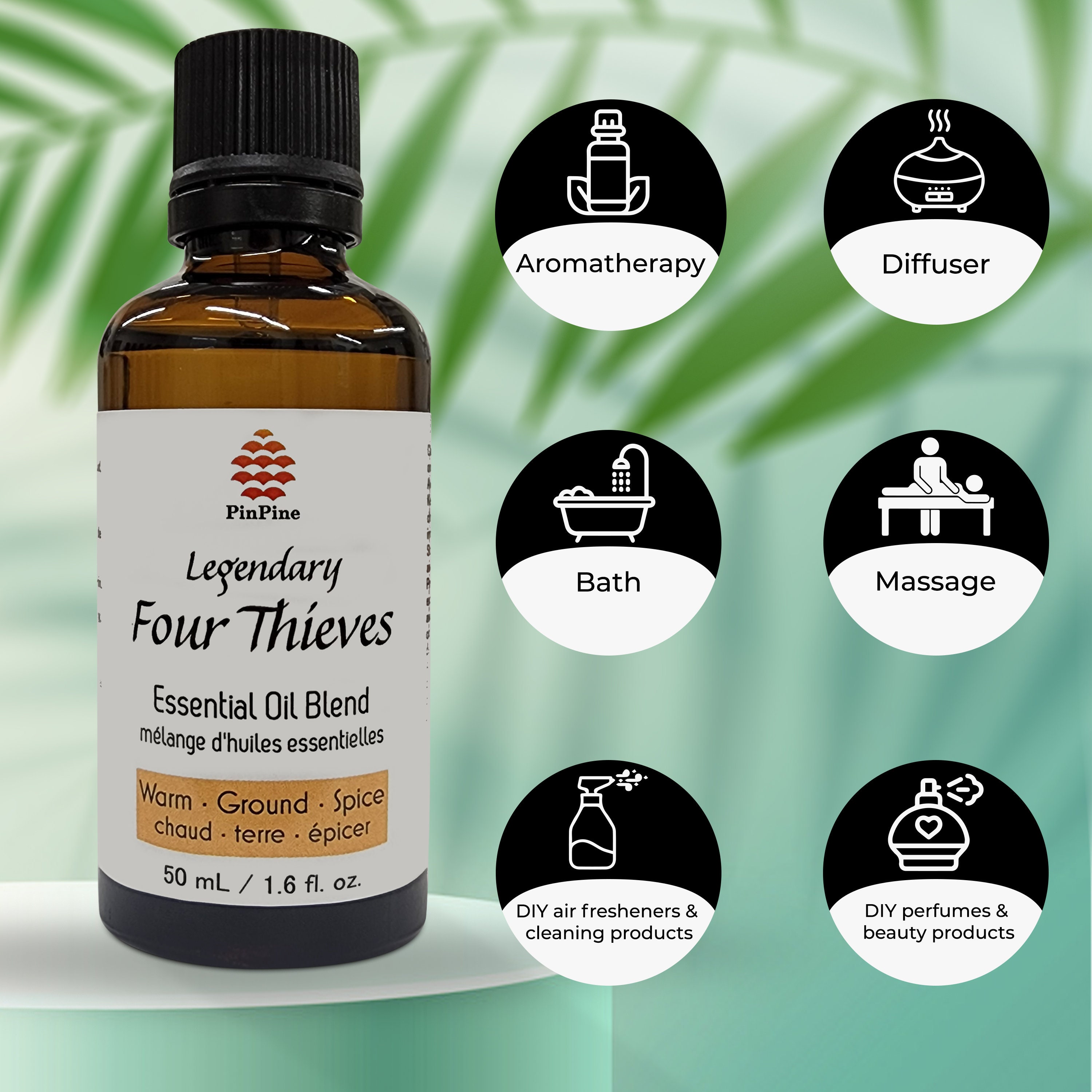 Legendary Four Thieves Essential Oil Blend Premium Quality for ...