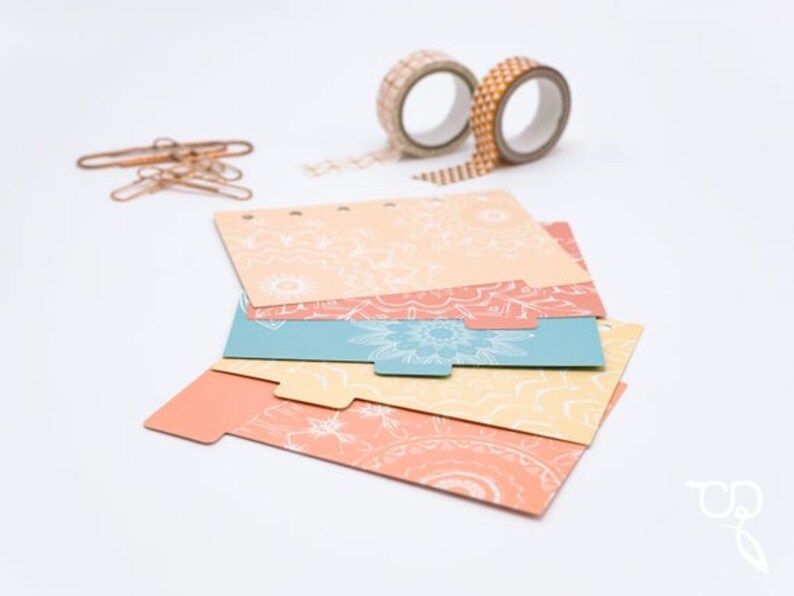 Pocket: Register Mandala für Ringbuchplaner 5 - Etsy.de