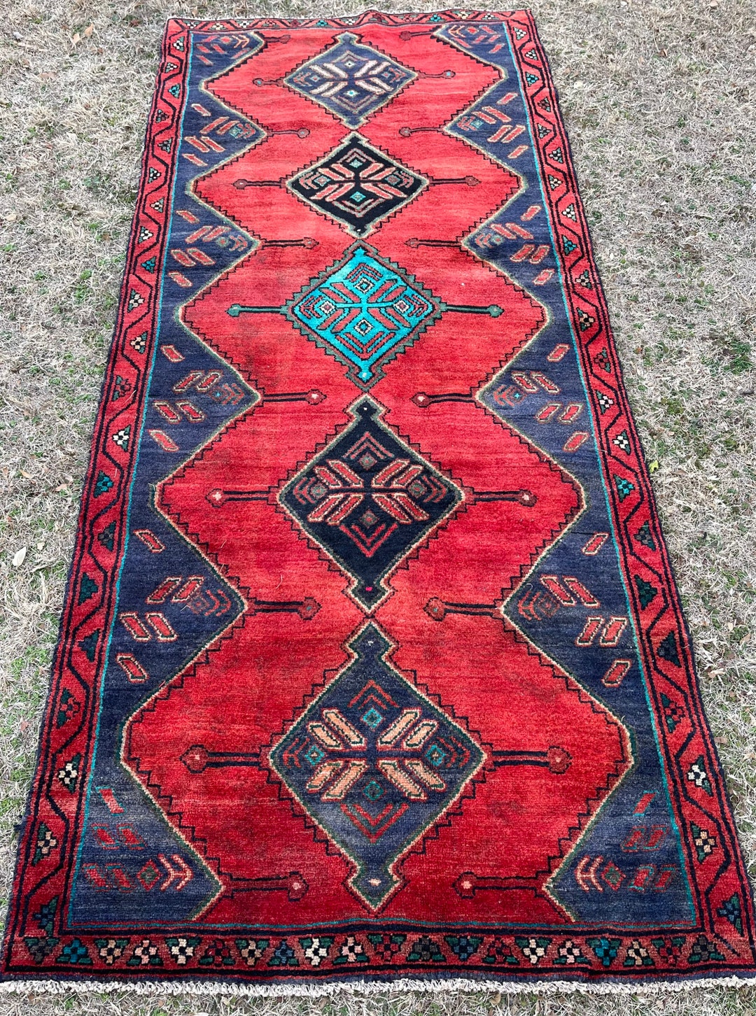 Fitz 3x8 Vintage Persian Wool Runner - Etsy